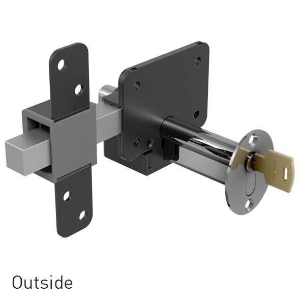 50mm Euro Long Throw Lock - Key Thumb Turn -Keyed Alike